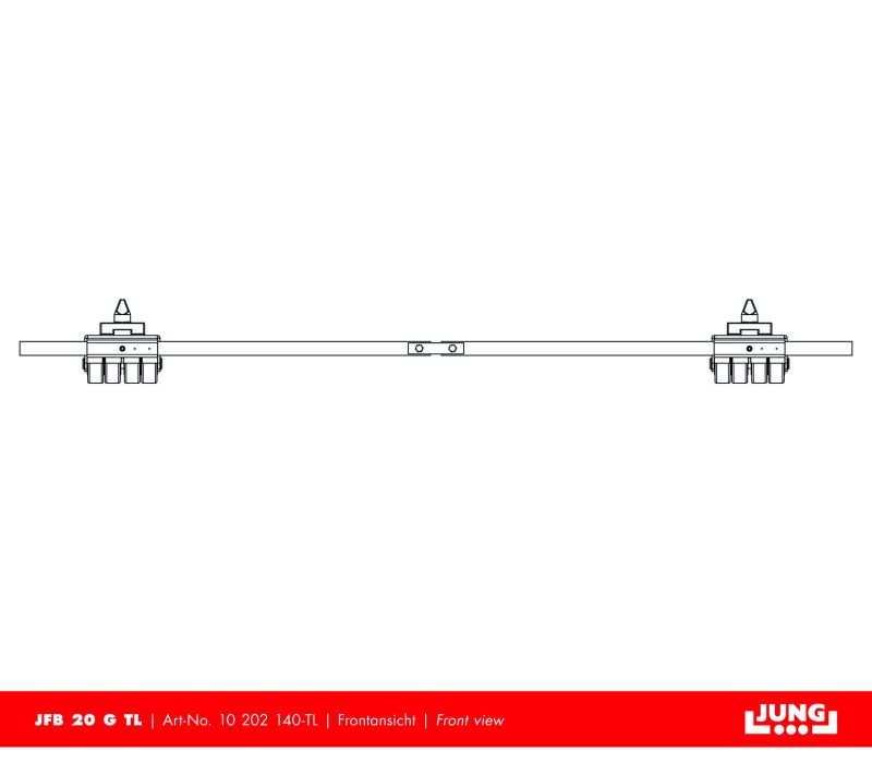 Professional transportation of containers with the tandem trolley JFL 20 G TL from JUNG